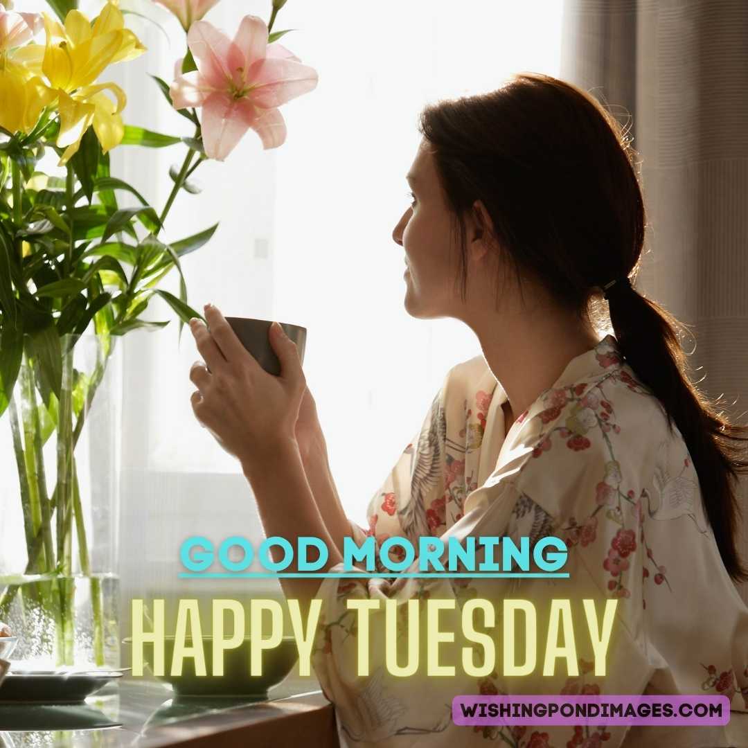 Good Morning Happy Tuesday Images - Wishing Pond Images